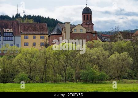 View of Rieneck in Sinntal, Main-Spessart County, Lower Franconia ...