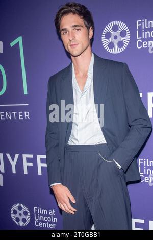 Jacob Elordi attends a red carpet for the movie "Priscilla" at the 80th ...