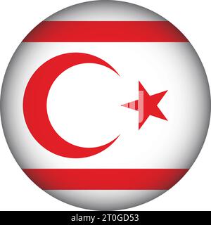 Flag of Cyprus round shape, national symbol Stock Vector Image & Art ...