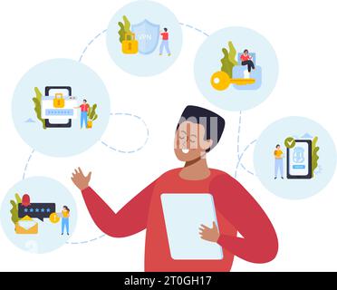 folder file message cyber security vector illustration Stock Vector ...