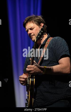Mike Outram plays guitar with Brandon Allen Groove Band, Scarborough ...