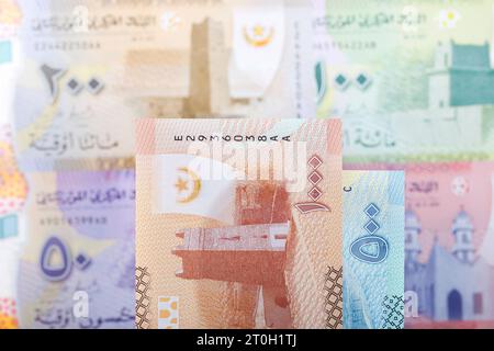 Mauritanian money - ouguiya a business background Stock Photo - Alamy