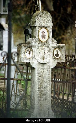 Dragoslavele, Arges County, Romania, 2001. Local orthodox priest ...
