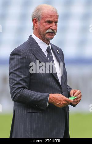 Kevin Nagle owner of Huddersfield Town watches on during the Sky Bet ...