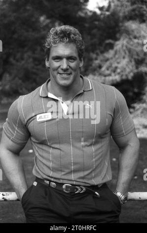 German actor and bodybuilder Ralf Moeller smiles for the cameras in ...