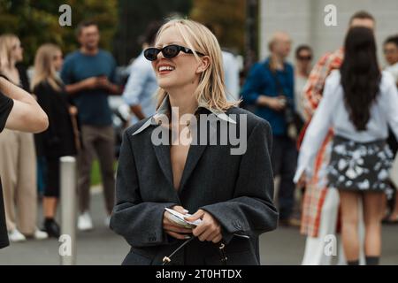 Violet Grace Atkinson during Prada fashion show for Milano fashion week ...