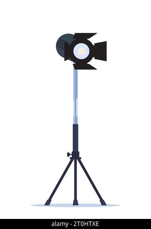filming equipment and spotlight and projector Stock Vector Image & Art ...