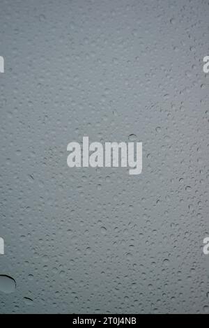 Waterdrops on a window during heavy rain Stock Photo - Alamy
