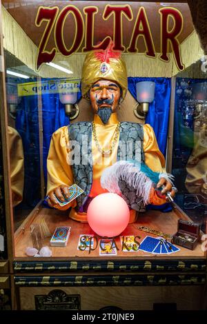 Zoltar fortune telling arcade machine, Coney Island, Brooklyn, New York ...