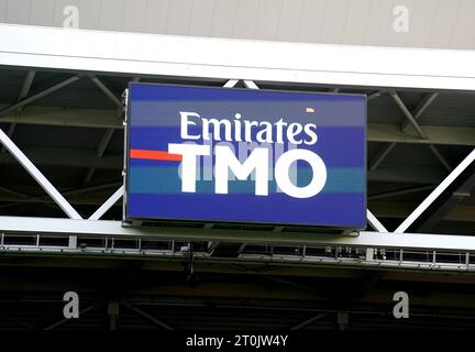 Samoa have a try disallowed after a TMO review during the Rugby World ...