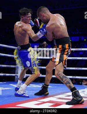 Hopey Price (left) and Connor Coghill (right) in action during their ...