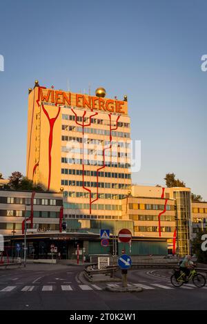 Vienna Energy office building of Spittelau waste incineration plant ...