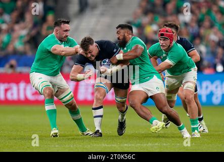 Bundee AKI of Ireland and Jack CONAN of Ireland celebrate the victory ...