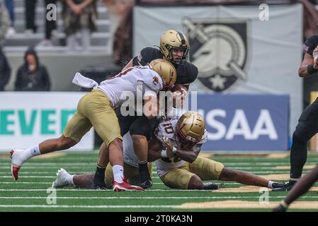Boston College defensive back Khari Johnson picks up a Florida State ...