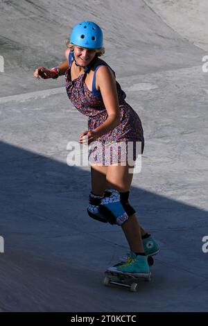 Bryce Wettstein, of the United States, competes in the SONIC Women's ...