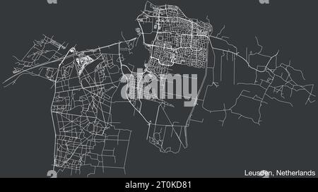 Street roads map of LEUSDEN, NETHERLANDS Stock Vector Image & Art - Alamy