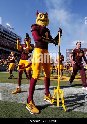 Tempe, Arizona, USA. 7th Oct, 2023. Arizona State Sun Devils wide ...