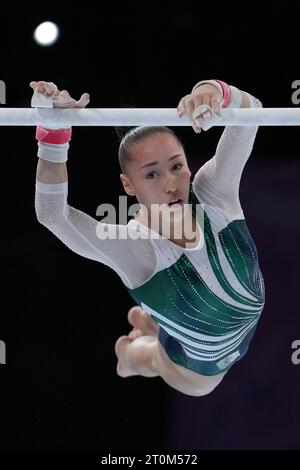 Antwerp, Belgium. Oct 7, 2023. Kaylia Neymour (ALG) in action during ...