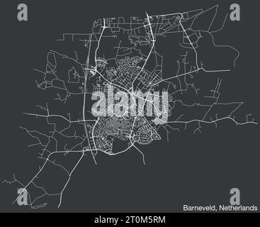 Street roads map of BARNEVELD, NETHERLANDS Stock Vector Image & Art - Alamy