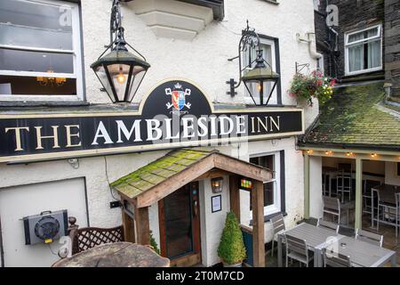 The Ambleside Inn public house pub in Ambleside town centre,Lake ...