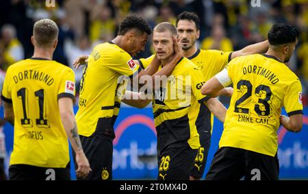 Goal celebration Julian Ryerson Borussia Dortmund BVB (26), Nico ...