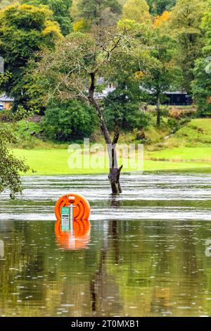 Callander, United Kingdom. 08 October, 2023 Pictured: The highland town ...