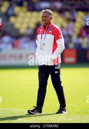 Japan head coach Jamie Joseph during the International test match ...