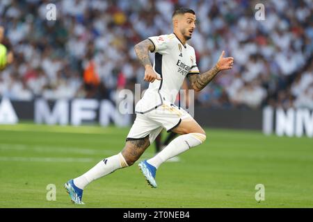 Spanish La Liga EA Sports soccer match Real Madrid vs Betis at Santiago ...