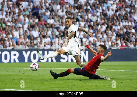 Spanish La Liga EA Sports soccer match Betis vs Getafe at La Cartuja ...