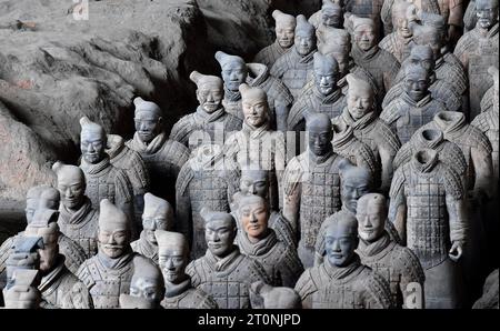 'Terracotta Hospital' Terracotta Warriors, Pit no. 1, Xian Stock Photo ...