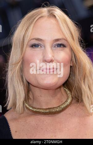 Mika Simmons poses for photographers upon arrival for the premiere of ...