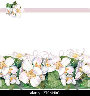 jasmine seamless pattern Stock Photo - Alamy