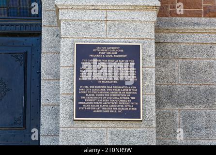 Harlem Stage at The Gatehouse occupies the converted NYC landmark 135th ...