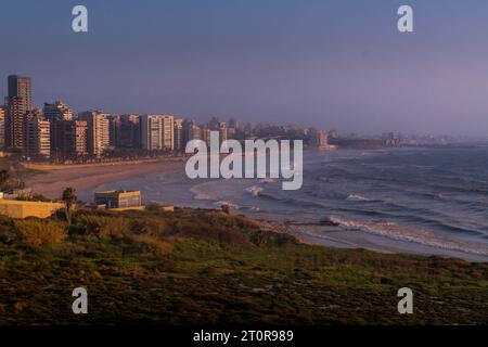 Coastline of Downtown Beirut, Lebanon, at Sunset Stock Photo - Alamy