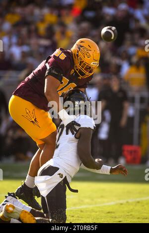 Arizona State Sun Devils defensive back Keith Abney II (1) celebrates ...