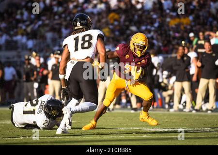 Arizona State wide receiver Melquan Stovall (5) and Texas defensive ...
