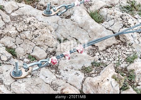 Suspension Bridge cable anchor bolt Stock Photo - Alamy