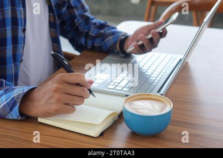 Writing note showing Job Search Tips. Business photo showcasing ...