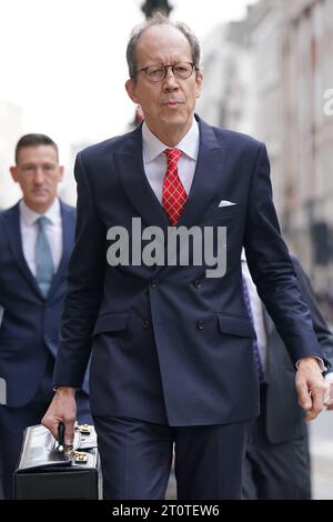 Chair of the Afghanistan Inquiry Sir Charles Haddon-Cave, arrives at ...