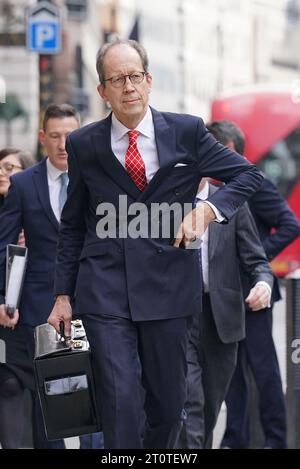 Chair of the Afghanistan Inquiry Sir Charles Haddon-Cave, arrives at ...