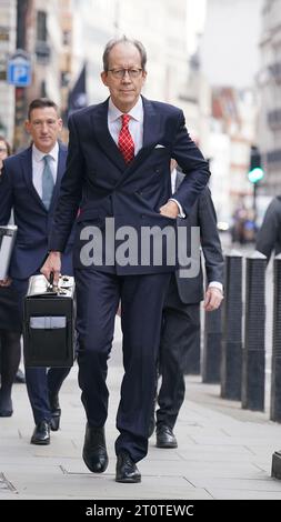 Chair of the Afghanistan Inquiry Sir Charles Haddon-Cave, arrives at ...