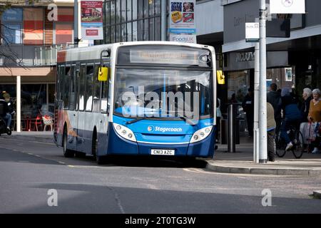 Stagecoach No. 1 bus service, Corby town centre, Northamptonshire ...