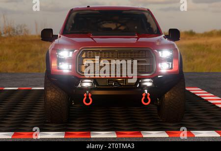 F-150 Raptor Second generation "high-performance" pickup truck Stock ...