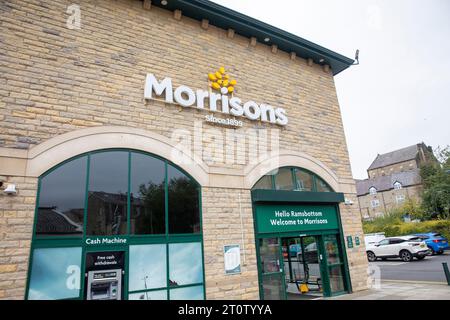 Morrisons british supermarket in Ramsbottom, Greater Manchester,England ...