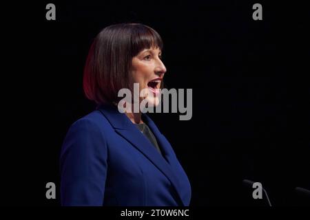 Shadow chancellor Rachel Reeves making her keynote speech at Fabian ...
