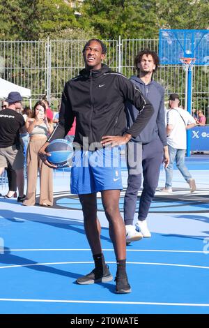 Dallas Mavericks' Olivier-Maxence Prosper plays during an NBA ...