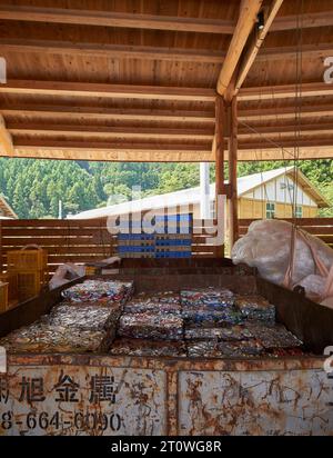 Waste recycling centre. Kamikatsu Zero Waste Centre and Y hotel ...