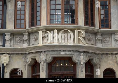 SHANGHAI, CHINA - OCTOBER 9, 2023 - The DIOR flagship store inside the ...