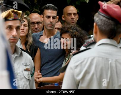 Jerusalem, Israel. 09th Oct, 2023. The mother of Col. Roi Levy ...