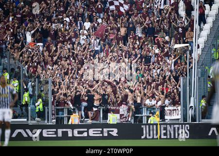 Fans of Torino FC show their support prior to the Serie A football ...